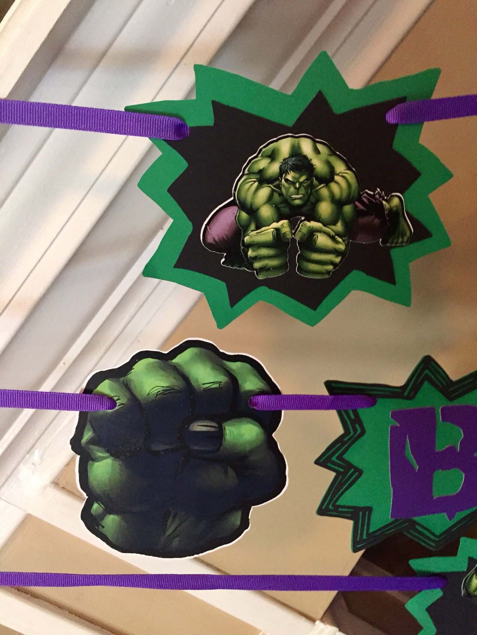Hulk Themed Birthday Banner. - Etsy
