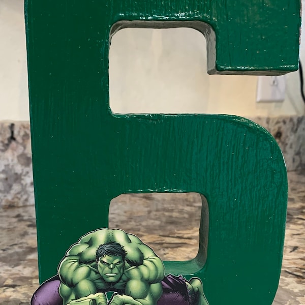 Hulk Centerpiece/Painted Number