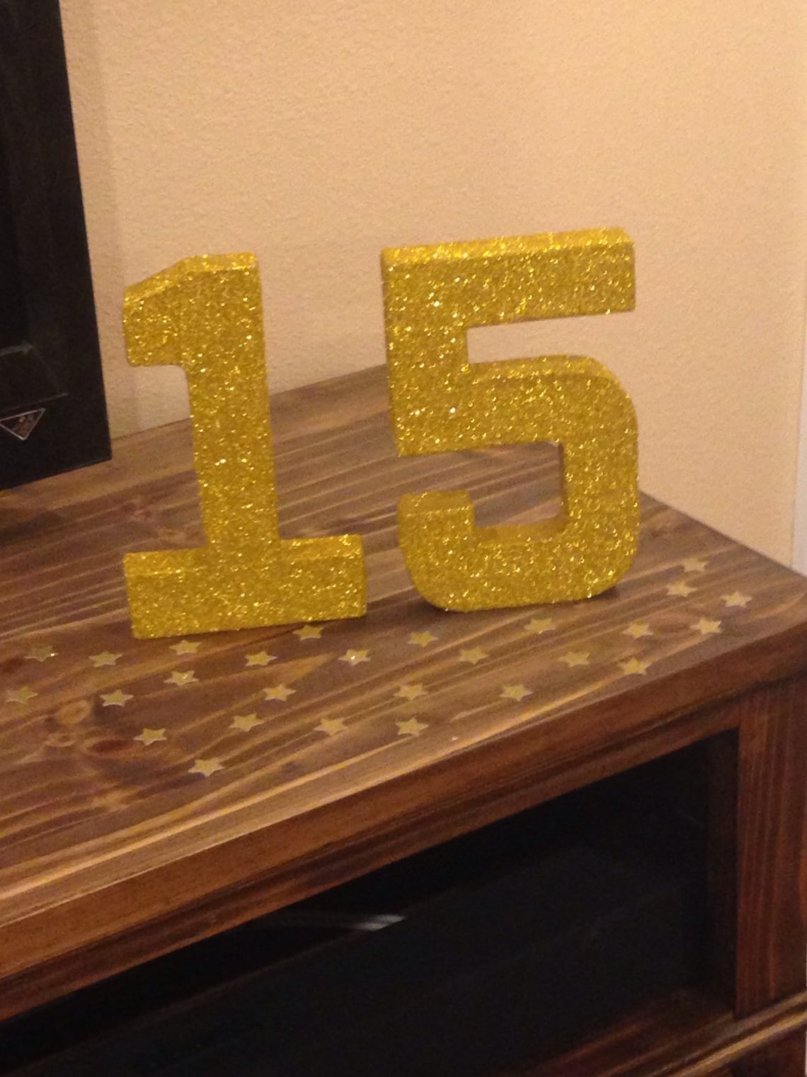 Glittered Number Glittered Letters Birthday Glittered - Etsy