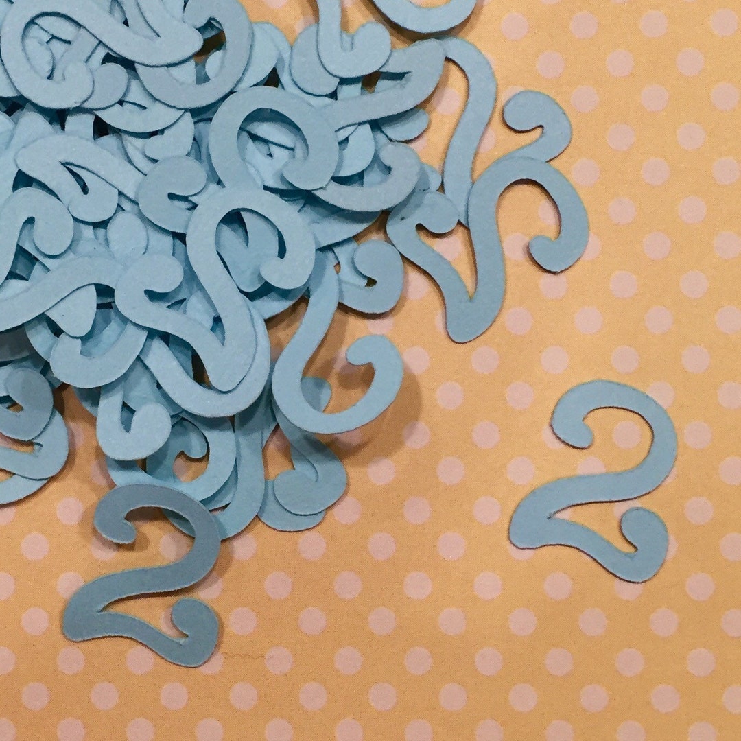 Number Confetti, Birthday Confetti - Etsy