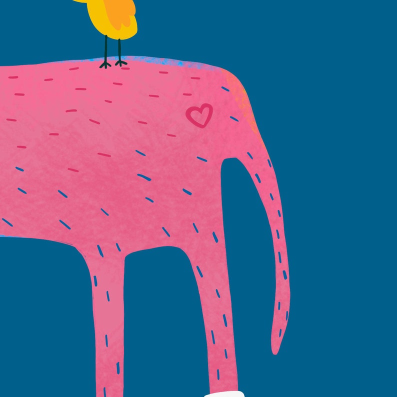 Pink Great Dane Art Print: Whimsical Dog in Boots Illustration - Etsy ...