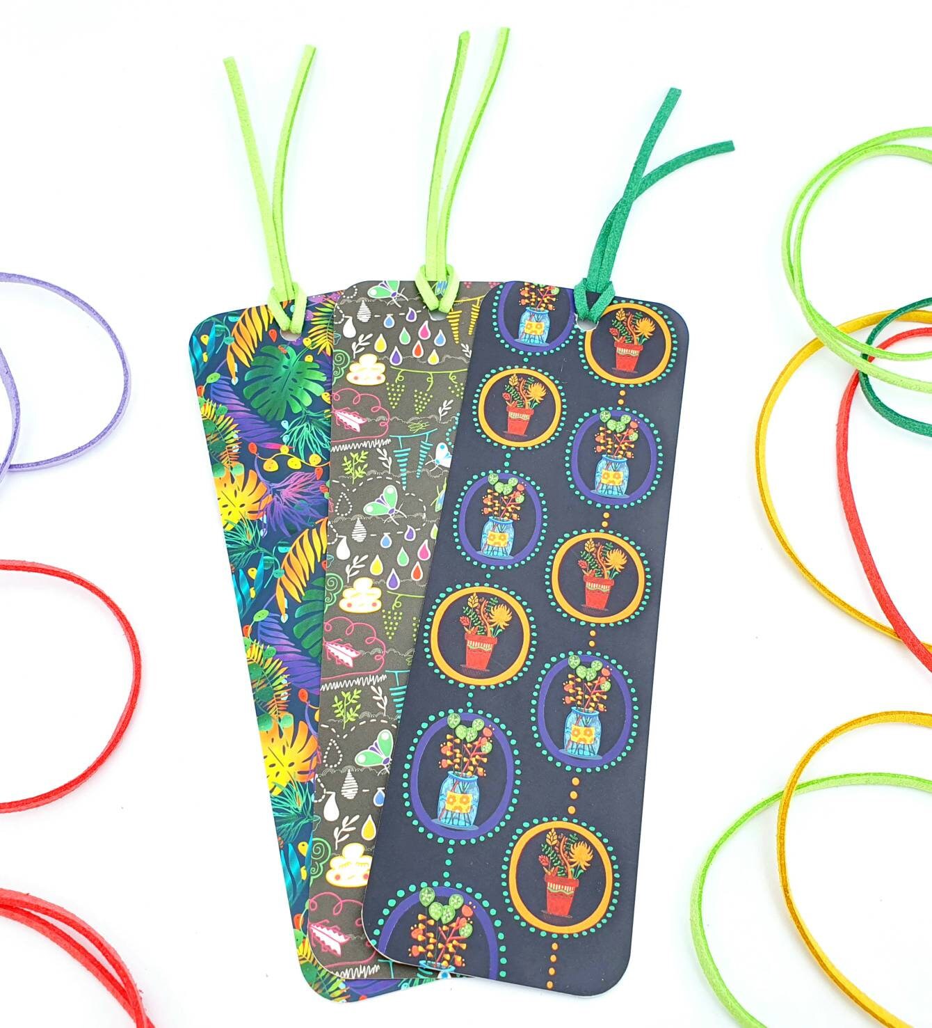 Pack of three- Patterned bookmarks - book lovers — Sinead Mansell ...