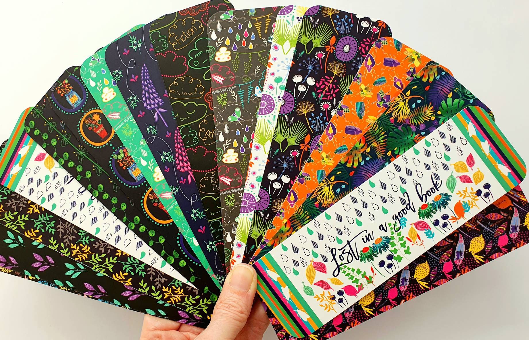 Pack of three- Patterned bookmarks - book lovers — Sinead Mansell ...