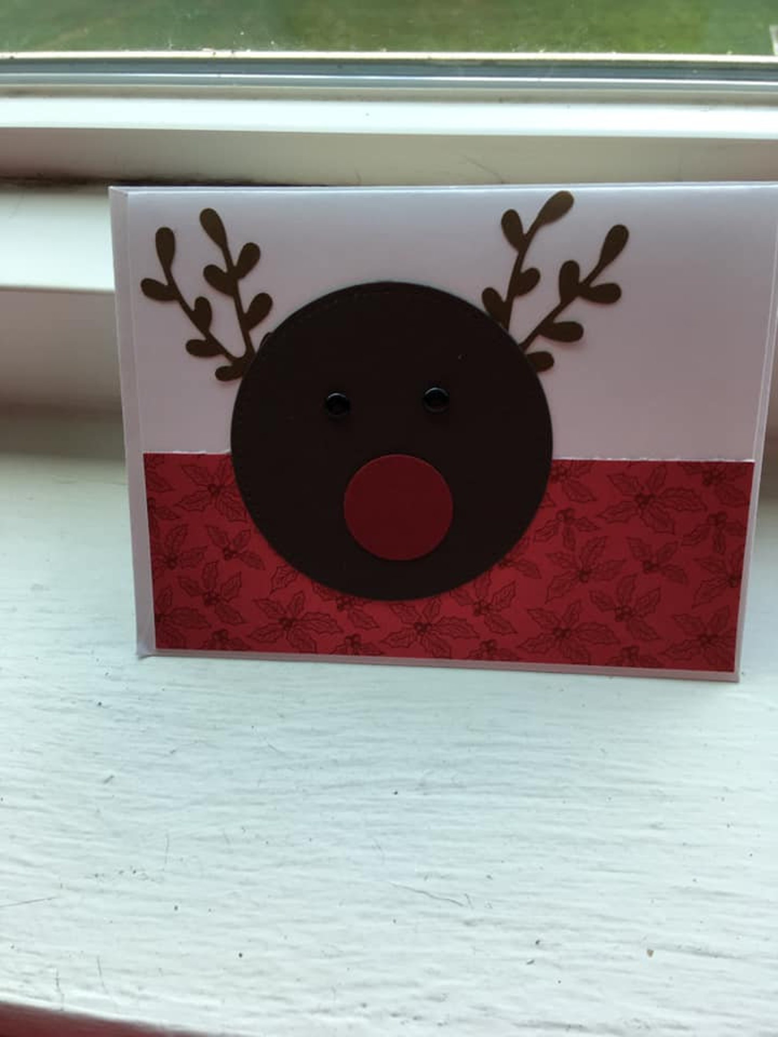 Reindeer Christmas Card - Etsy