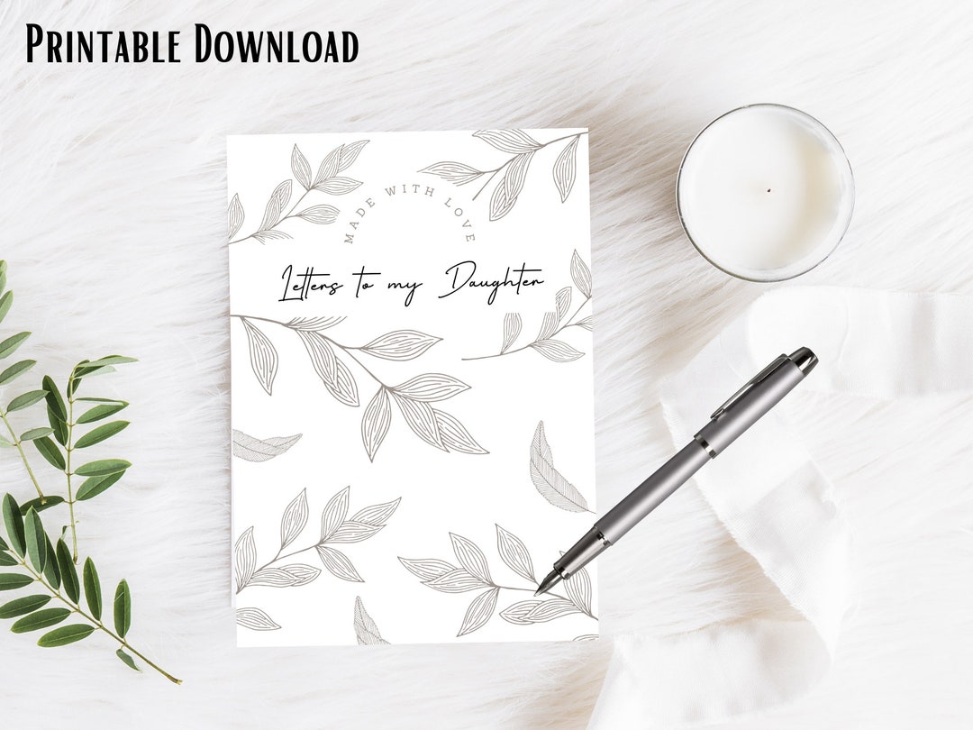 Letters to My Daughter, Letters to My Child, Printable Download, I ...