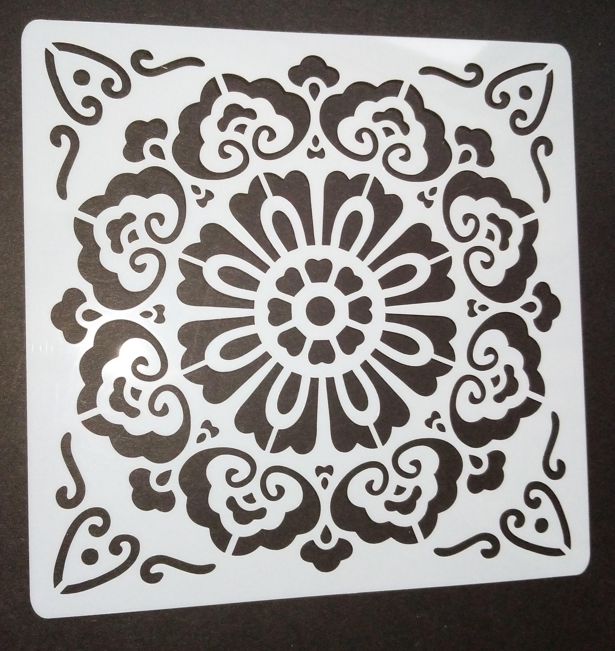 Mandala Stencils Reusable Template for Art Painting Drawing Scrapbook ...