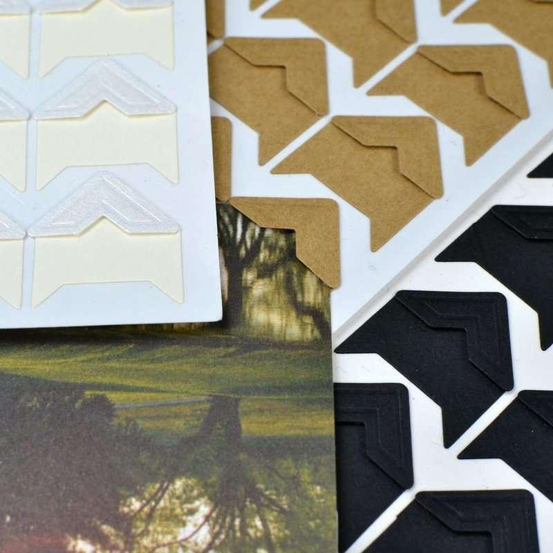 Photo Corner Sticker Self Adhesive Scrapbook Pictures Mounting - Etsy
