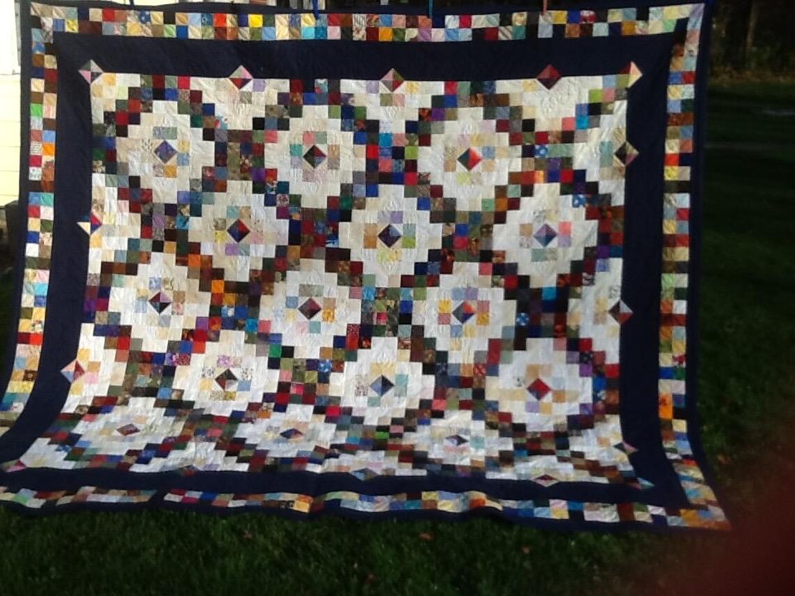 Scrappy Double Irish Chain With a Twist Quilt Pattern - Etsy