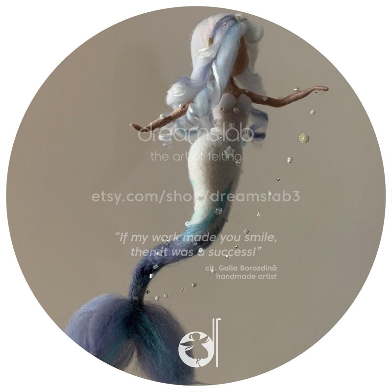 Needle Felted Mermaid Waldorf Inspired Wool Felted Doll - Etsy