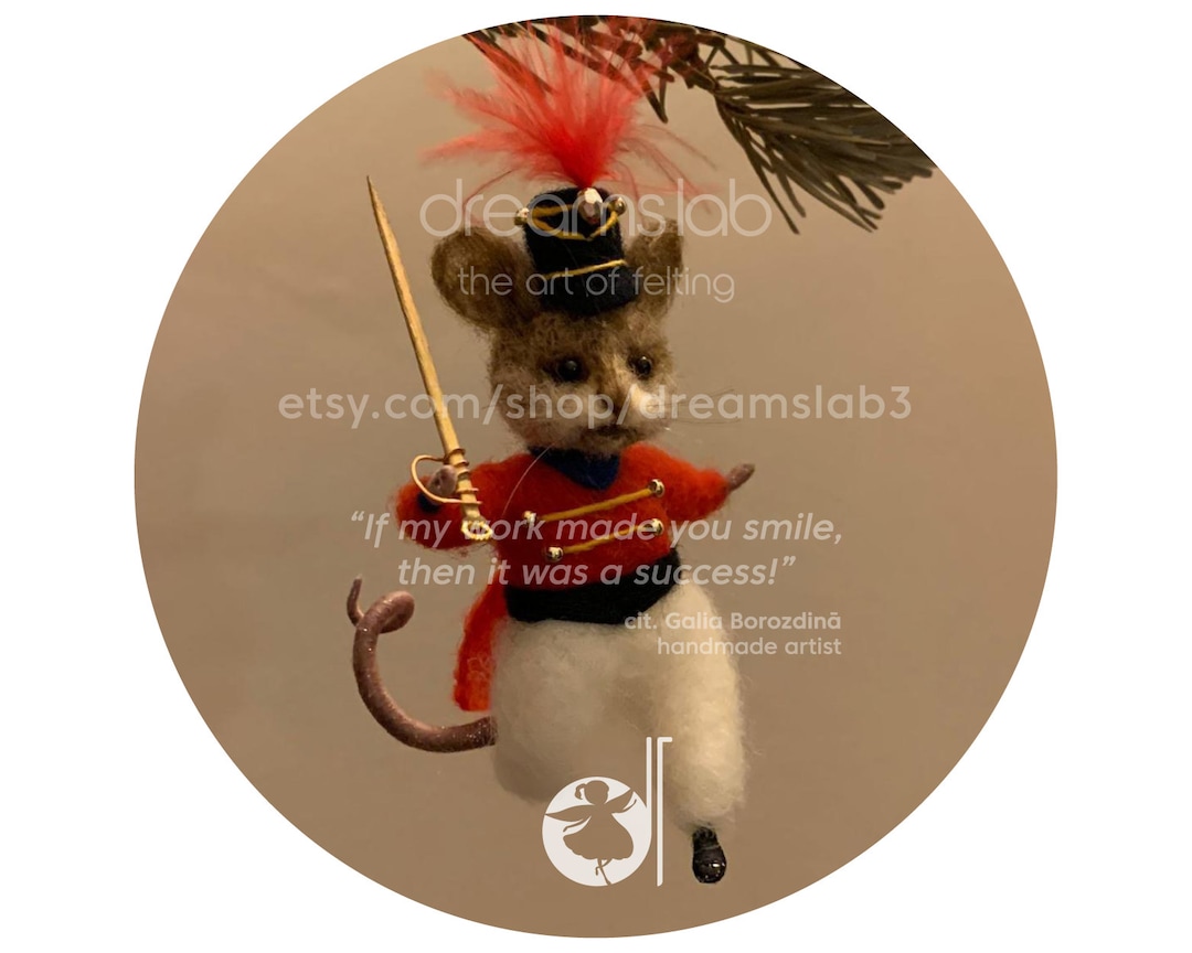 Needle Felted Mouse Needle Felted Animals Needle Felted - Etsy