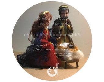 Needle Felted Family - Etsy