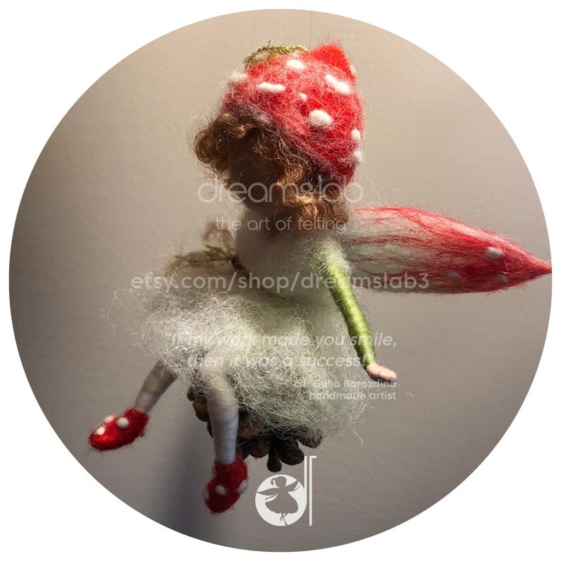 Needle Felted Fairy Waldorf Inspired Forest Fairy Elf | Etsy