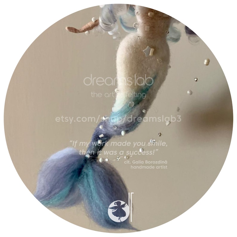 Needle Felted Mermaid Waldorf Inspired Wool Felted Doll - Etsy