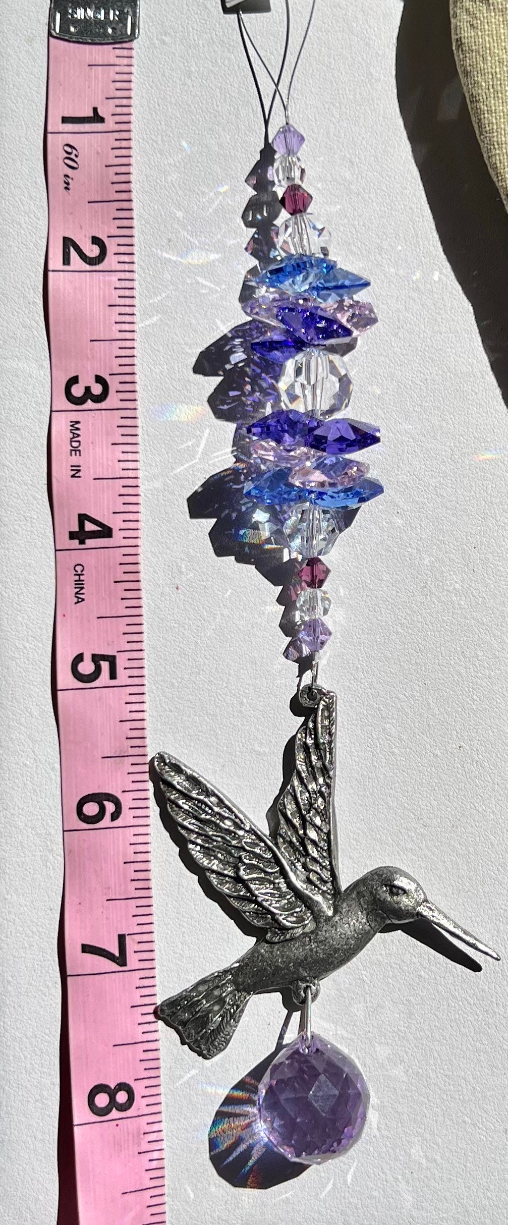 Hummingbird Crystal Suncatcher / High Quality Austrian Crystals ...