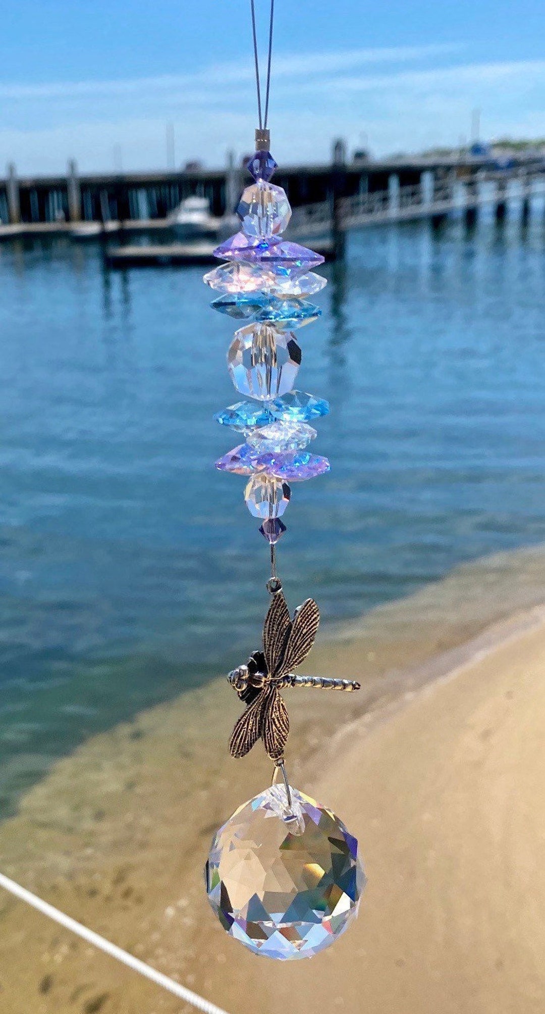 Dragonfly Crystal Sun Catcher With High Quality AUSTRIAN CRYSTAL ...