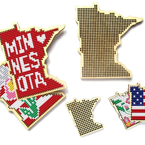 Minneapolis Cross Stitch Pattern Little City Cross Stitch | Etsy