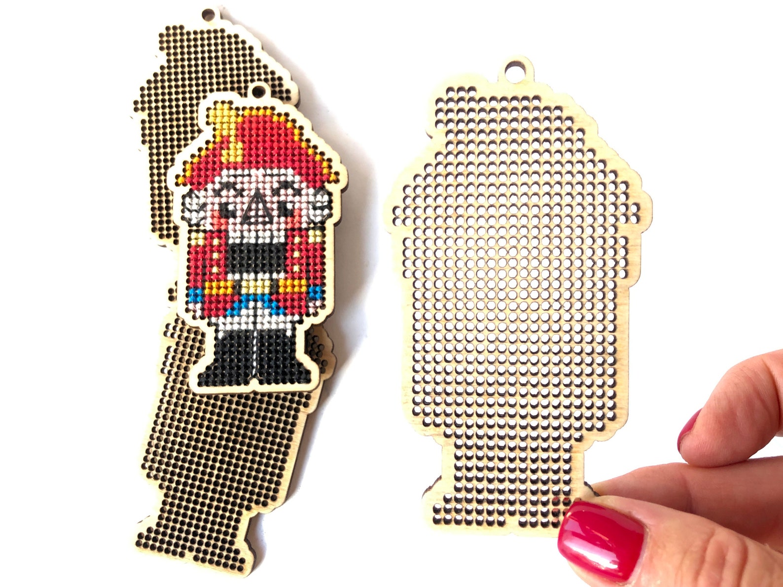 Nutcracker Cross Stitch Wood Blank Cross Stitch Nutcracker - Etsy
