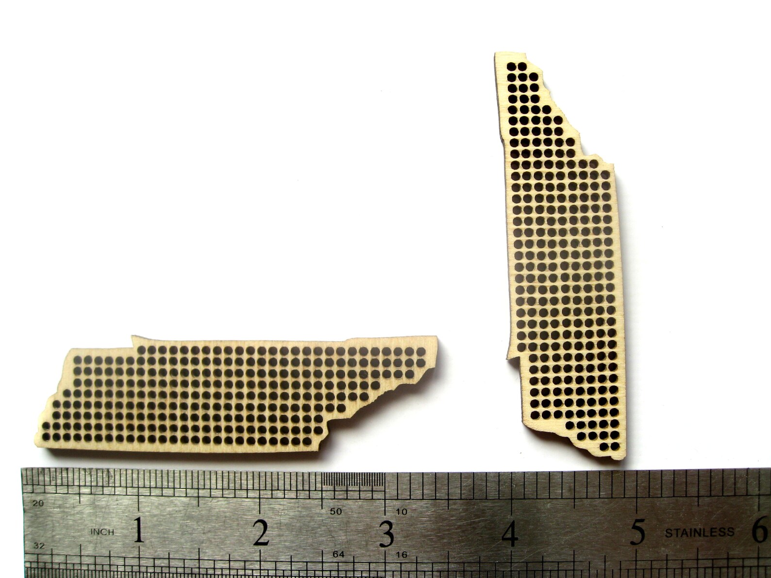 Tennessee Wooden Perforated Map. State Cross Stitch Blank. - Etsy