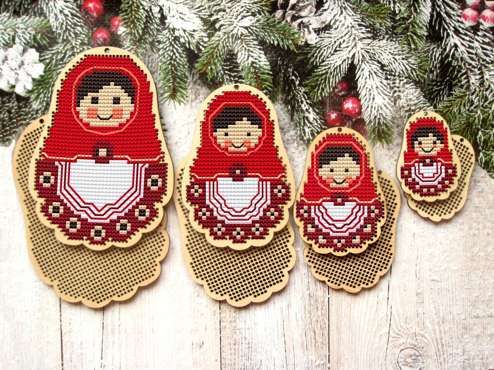 Doll Cross Stitch Blank Cross Stitch Russian Doll Matryoshka | Etsy