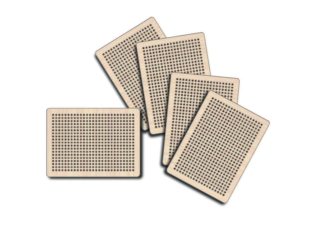 Rectangle Wooden Cross Stitch Blank. Cross Stitch Jewelry. Laser Cut ...