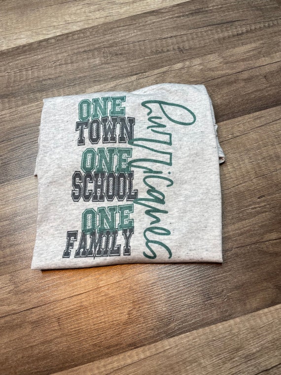 One Town One School One Family Team Tshirt - Etsy