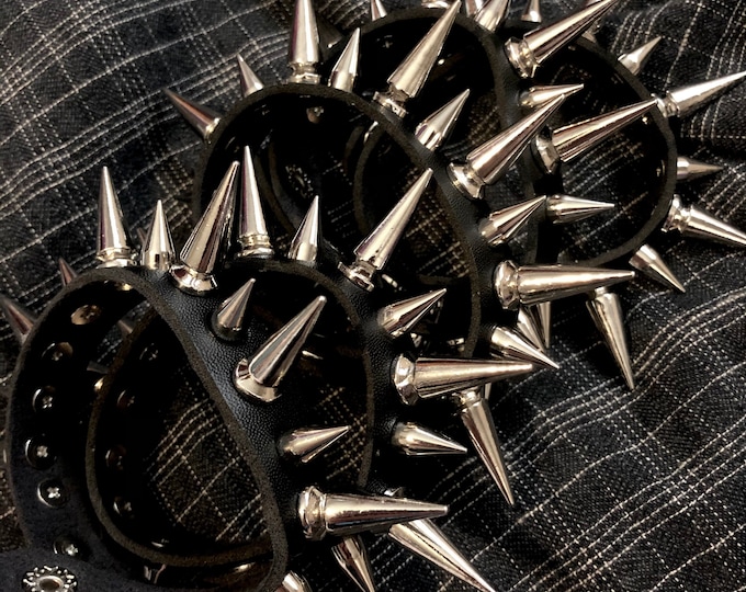 Mall Goth Emo Spiked Bracelets | Etsy