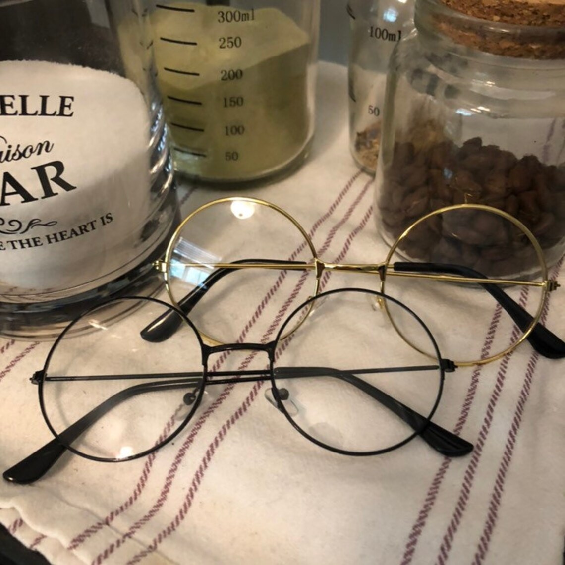 Round Frame Circle Glasses - Etsy
