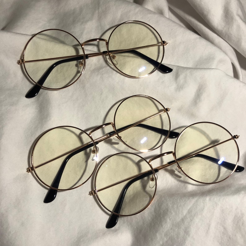 Round Frame Circle Glasses - Etsy