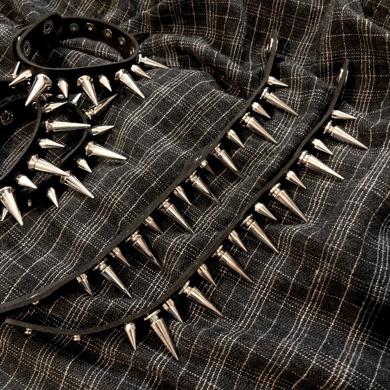 Mall Goth Emo Spiked Bracelets - Etsy