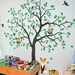 Large Tree Wall Decal With Growth Chart Complete Nursery Decor - Etsy