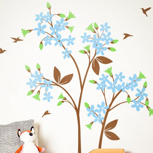 Wall Decal Large Tree Decals Huge Tree Decal Nursery With - Etsy