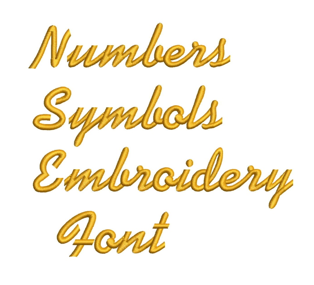 Machine Embroidery Font Designs - Font Letters, Numbers, Symbols Font ...