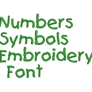 Machine Embroidery Font Designs - Font Letters, Numbers, Symbols Font ...