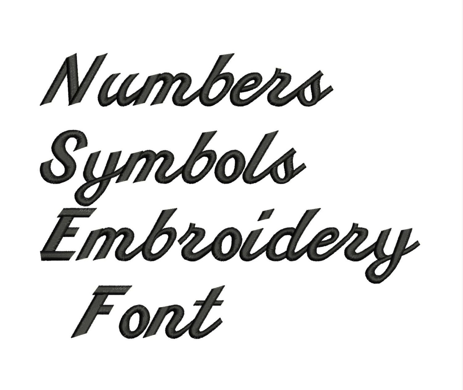 Machine Embroidery Font Designs Font Letters Numbers | Etsy