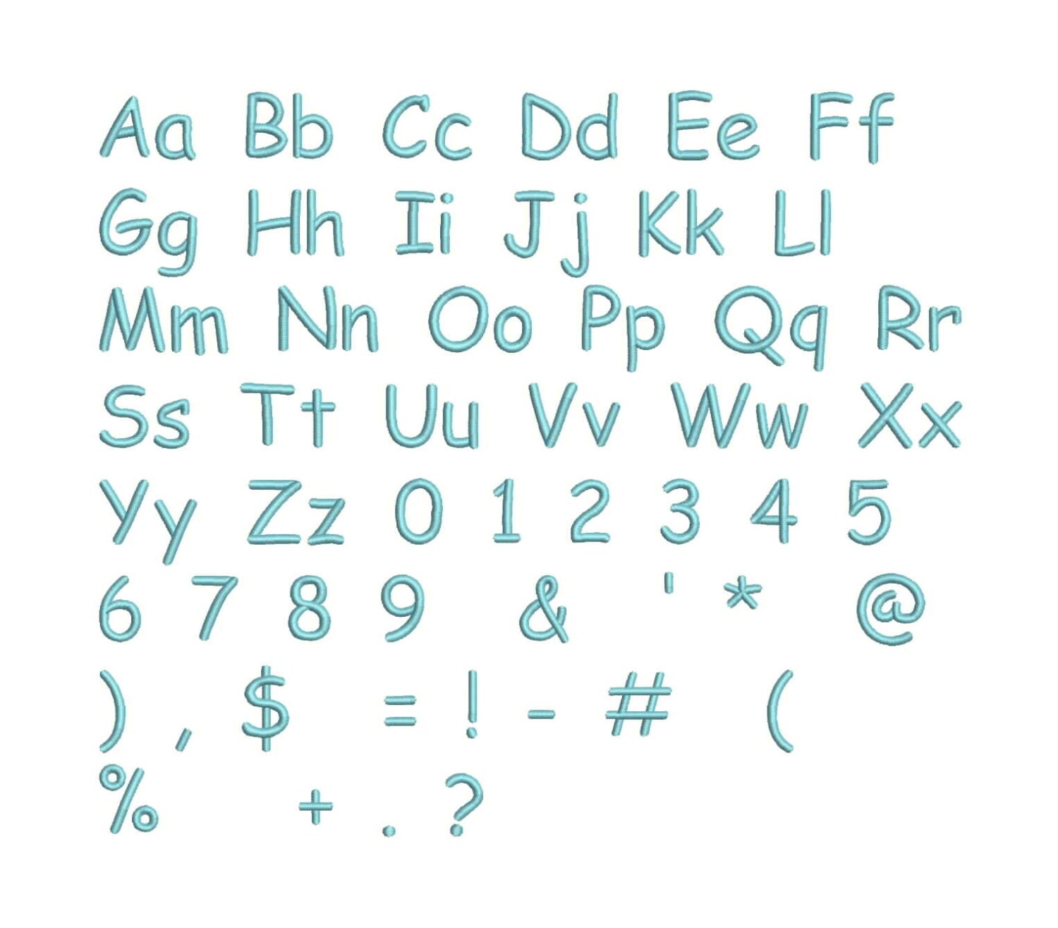 Machine Embroidery Font Designs Font Letters Numbers | Etsy