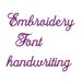 Machine Embroidery Font Designs Letters Numbers Symbols | Etsy