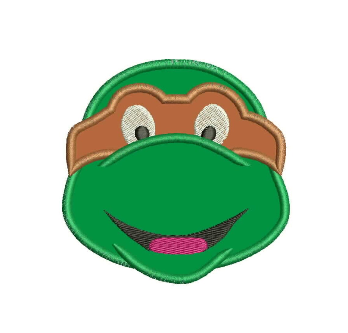 Ninja Turtle Applique Machine Embroidery Designs Appliqué - Etsy