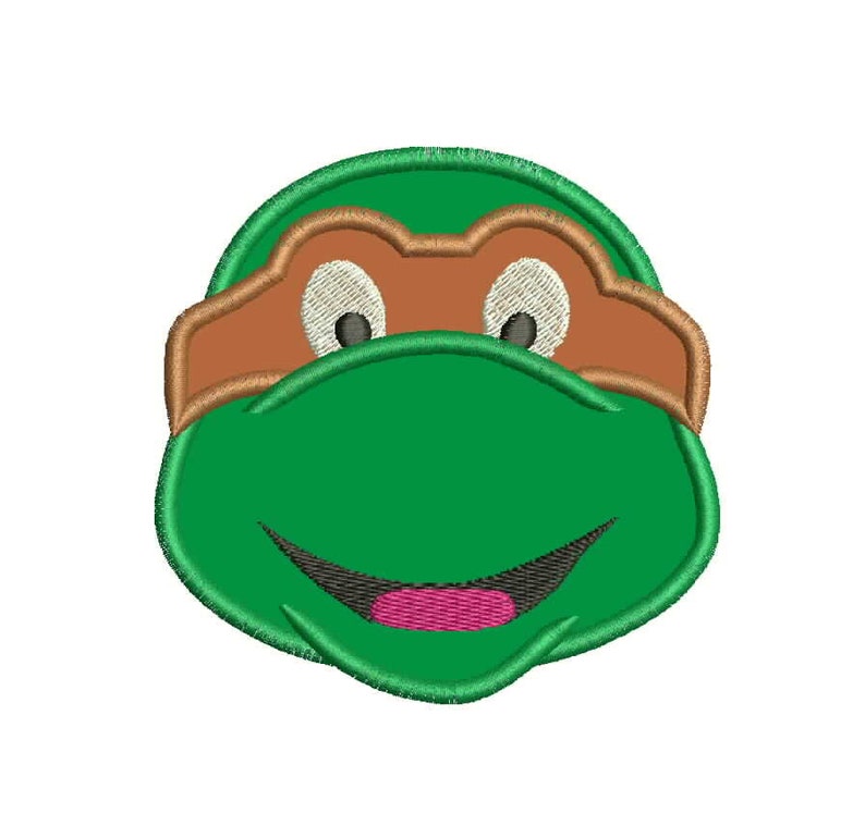 Ninja Turtle Applique Machine Embroidery Designs Appliqué - Etsy