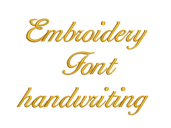 3 Sizes Machine Embroidery Font Designs Font Letters - Etsy