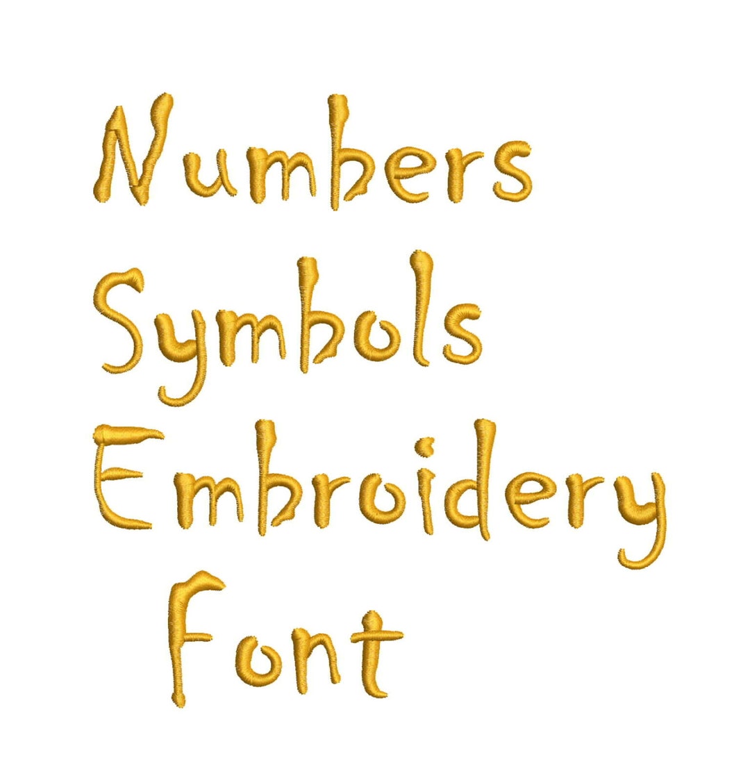 Machine Embroidery Font Designs - Font Letters, Numbers, Symbols Font ...