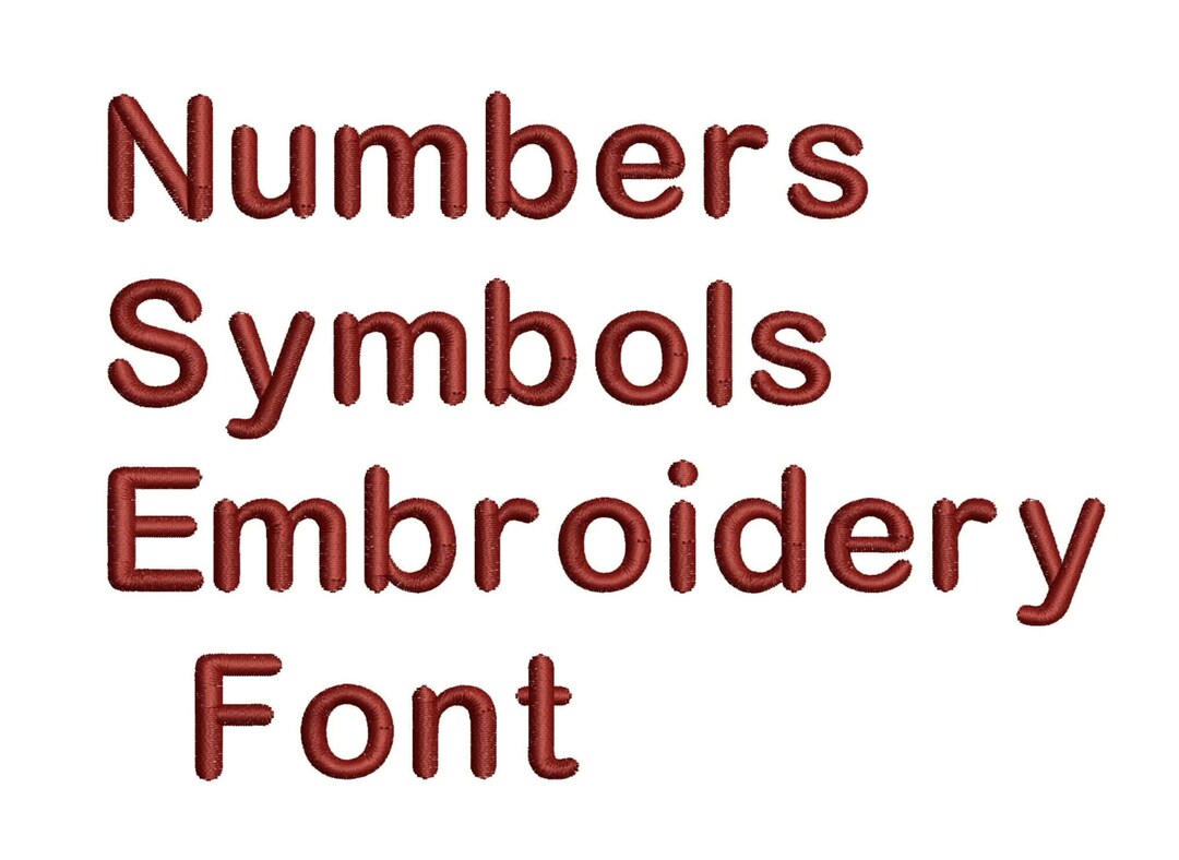Machine Embroidery Font Designs Font Letters, Numbers, Symbols Font ...