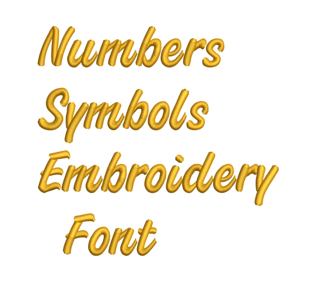Machine Embroidery Font Designs - Font Letters, Numbers, Symbols Font ...