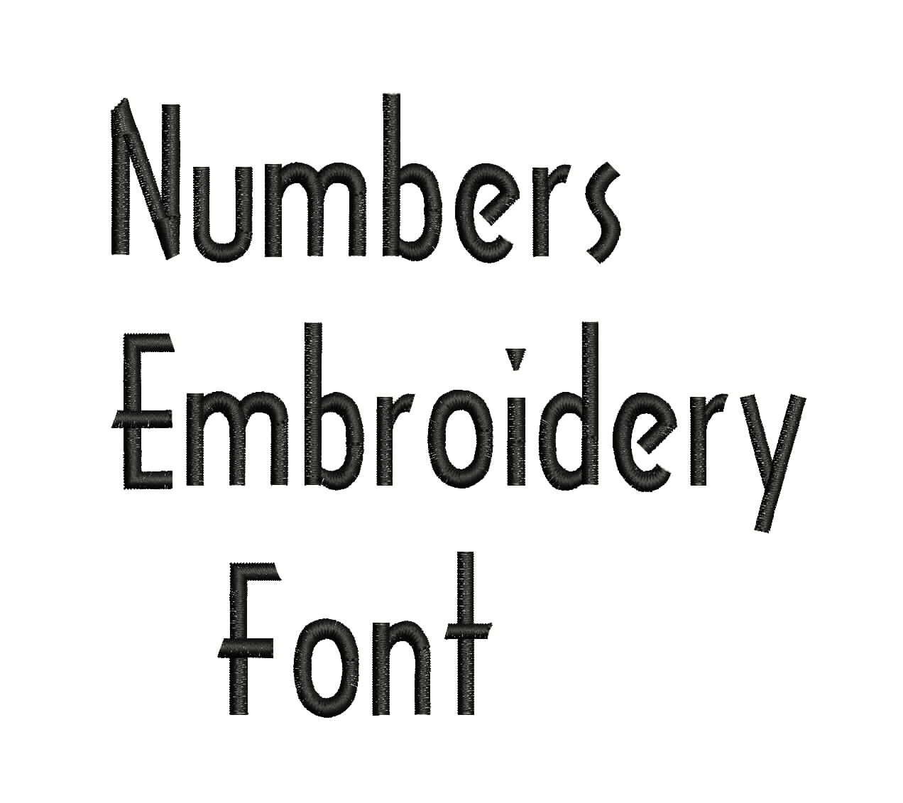 Machine Embroidery Font Designs Font Letters Numbers | Etsy