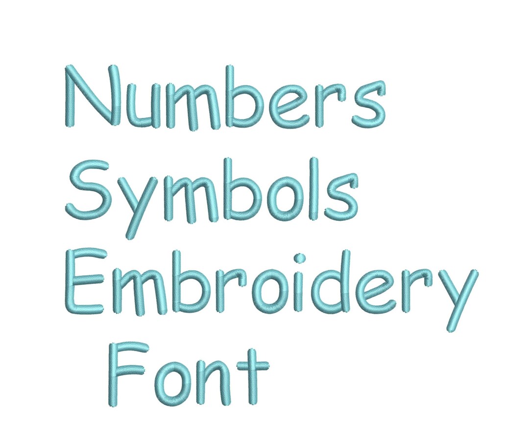 Machine Embroidery Font Designs - Font Letters, Numbers, Symbols Font ...