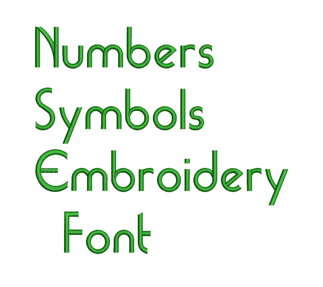 Machine Embroidery Font Designs - Font Letters, Numbers, Symbols Font ...