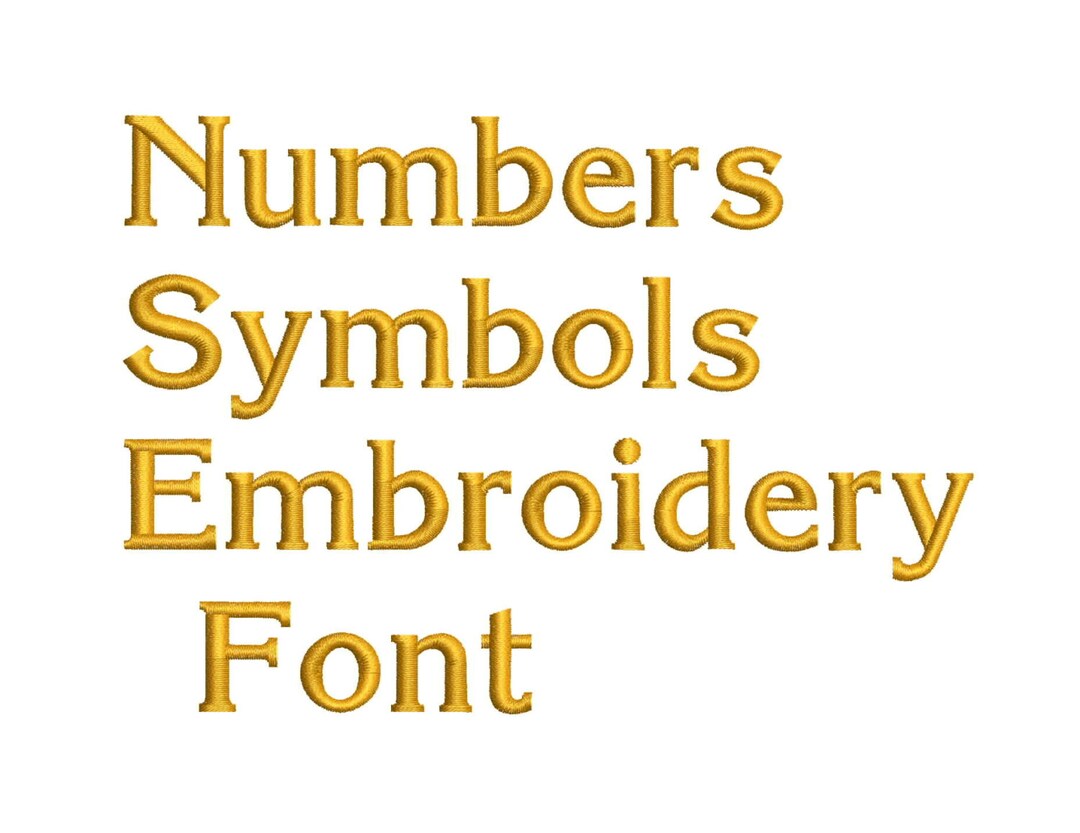 Machine Embroidery Font Designs - Font Letters, Numbers, Symbols Font ...