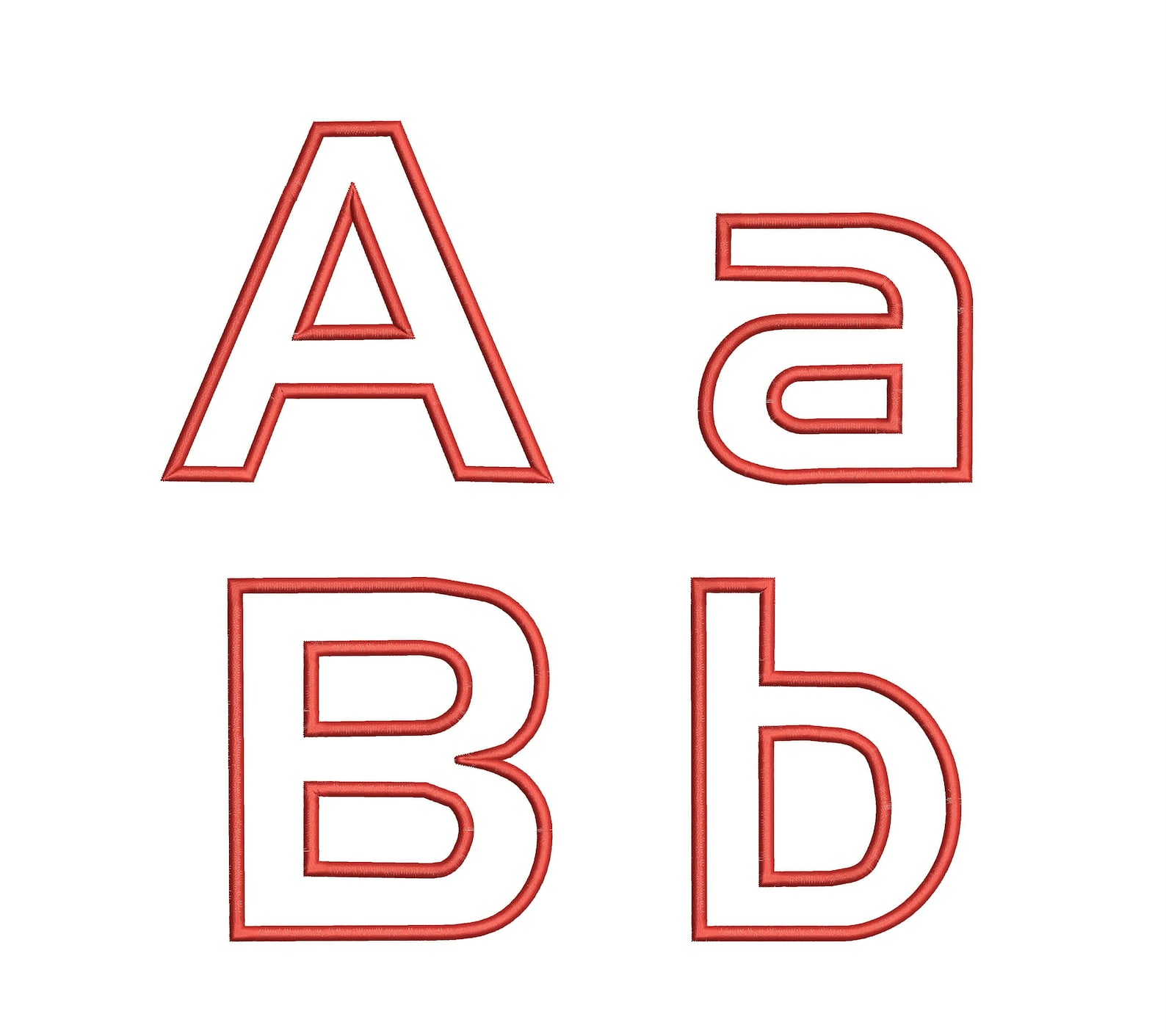 Applique Font Machine Embroidery Applique Designs Appliqué - Etsy