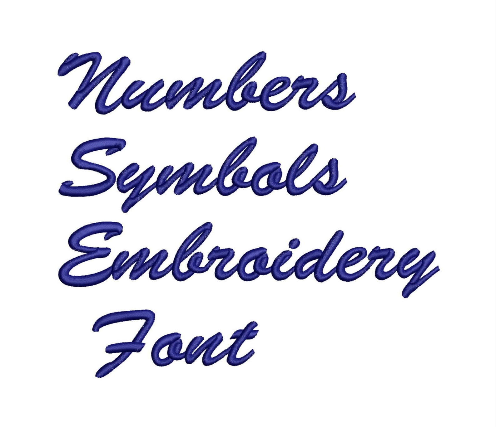 Machine Embroidery Font Designs Letters Numbers Symbols - Etsy