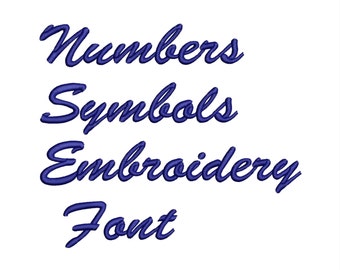 Machine Embroidery Font Designs Font Letters Numbers - Etsy