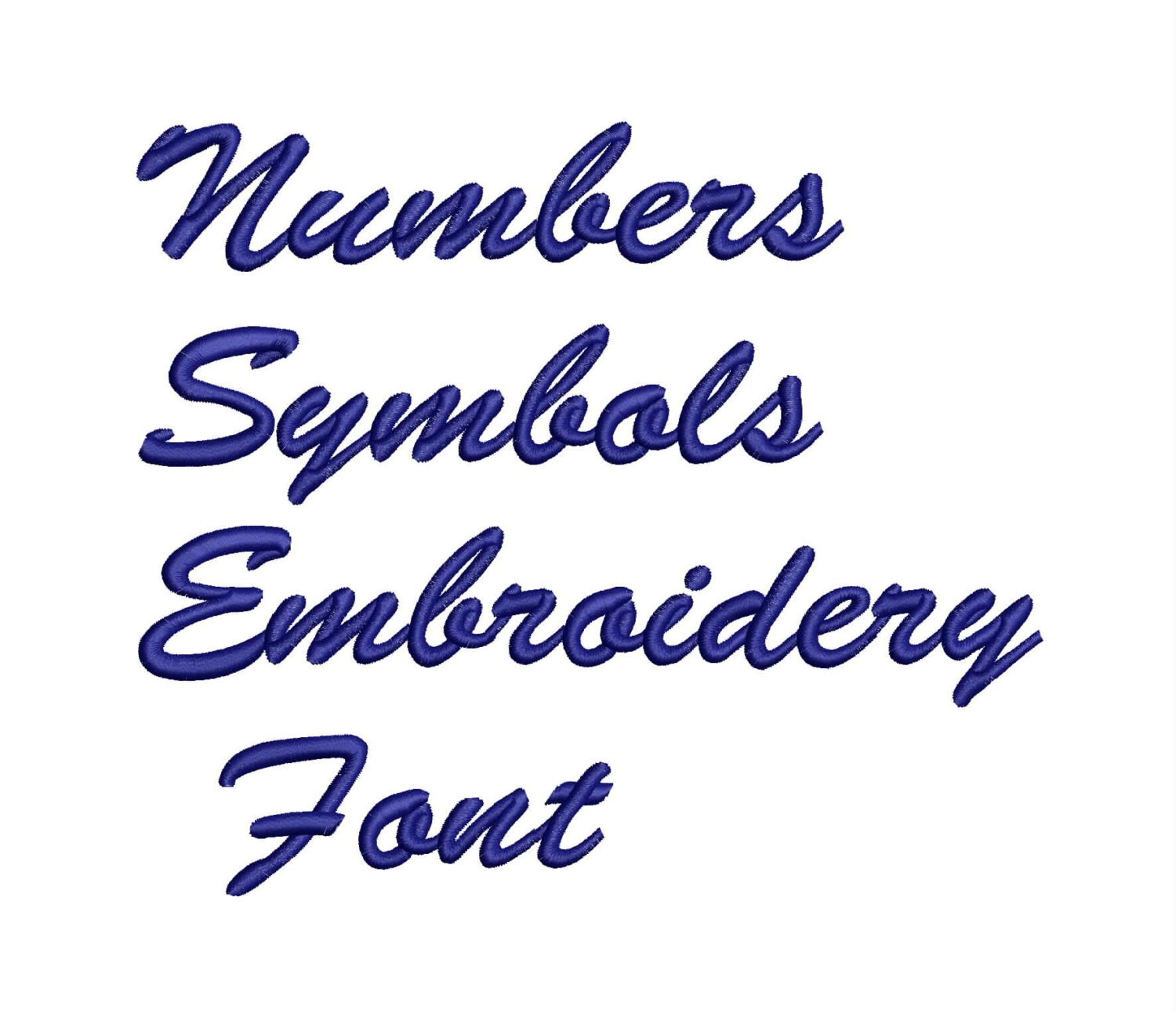 Machine Embroidery Font Designs Letters Numbers Symbols - Etsy